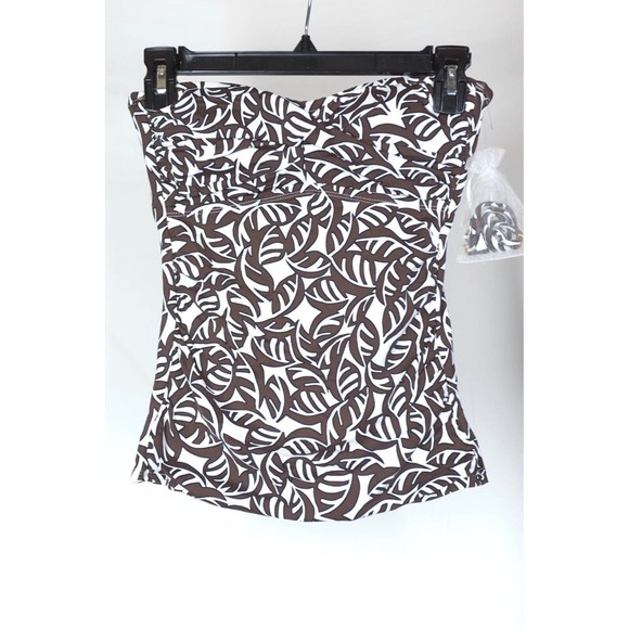 Anne Cole | Swim | New Anne Cole Twist Front Bandeau Tankini Swim Top ...